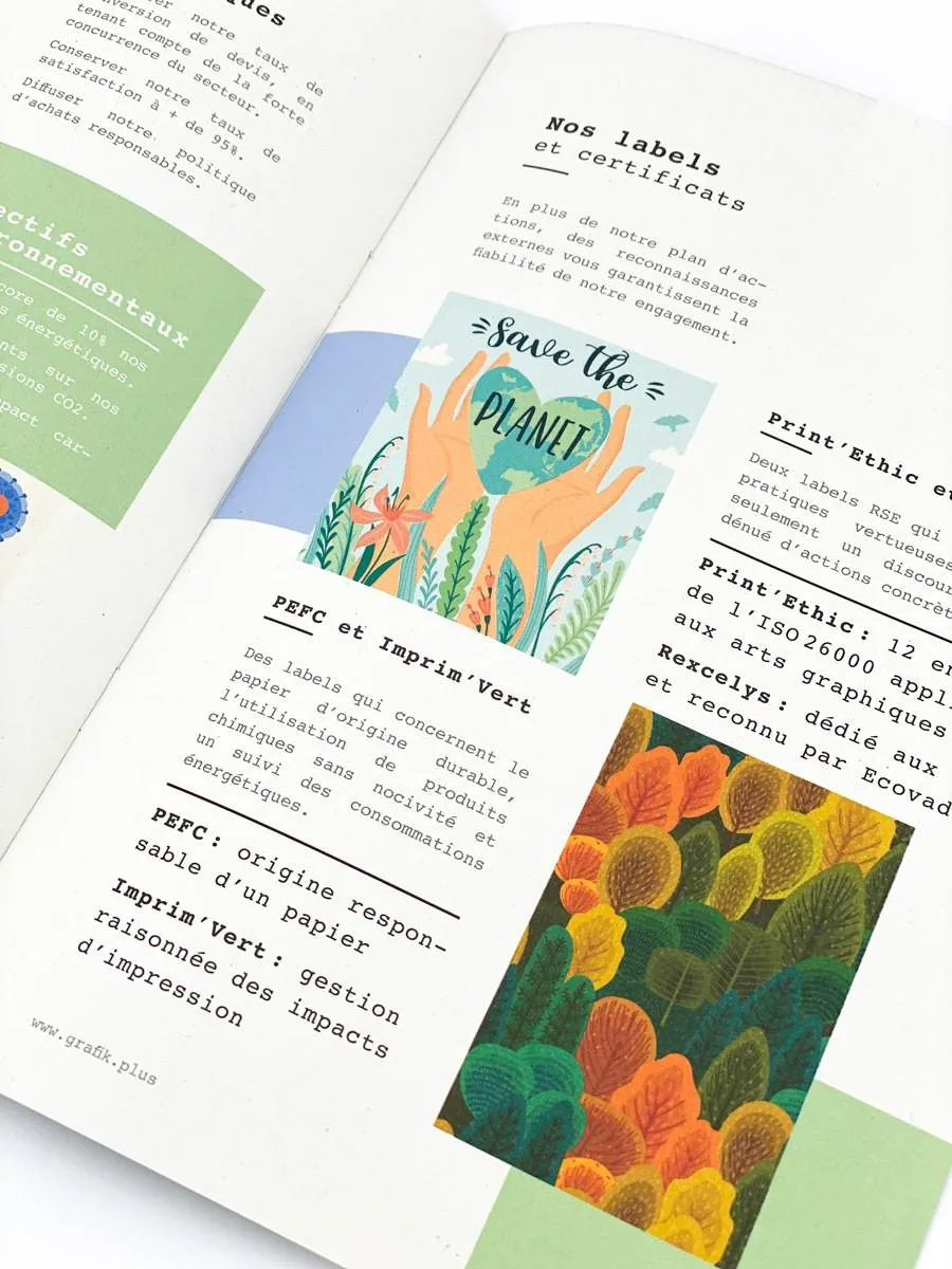 Comment valoriser son rapport RSE ? • Grafik plus