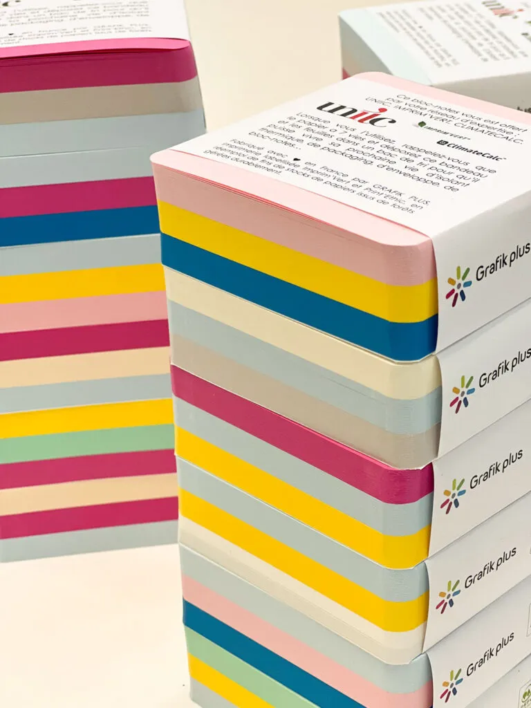 Nos bloc-notes colorés font fureur au salon CPrint