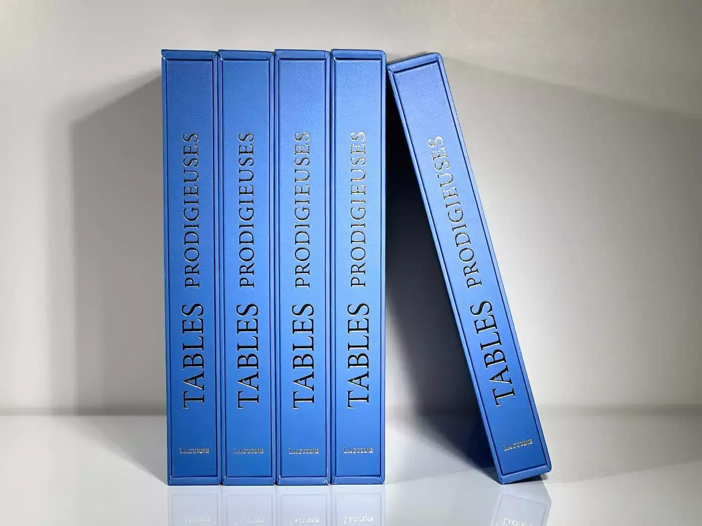 Fabrication d'un livre haut de gamme : Tables Prodigieuses